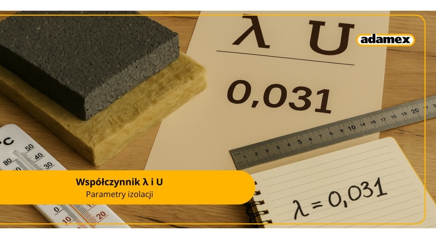 Co to jest Lambda (λ) i U? Parametry izolacji | Adamex